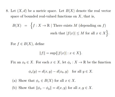 Calculating Distance Using Supremum Norm Raskmath