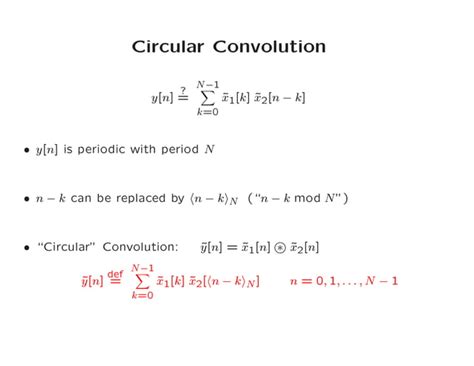 Circular Convolution Pdf Technology And Computing
