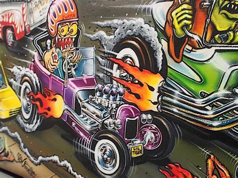 The Weirdo World Of Ed Big Daddy Roth 原画 Hayabusa Kat Klother