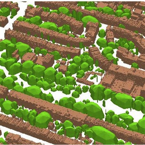 3d Building And 3d Tree Models Extracted From Airborne Lidar Point Download Scientific Diagram