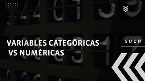 Variables Categóricas Vs Numéricas Youtube