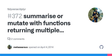 Summarise Or Mutate With Functions Returning Multiple Valuescolumns