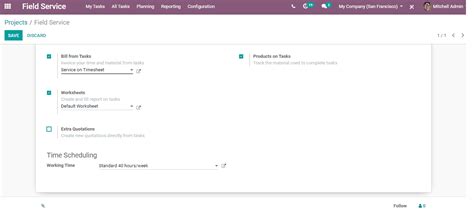 Field Service Module In Odoo 13