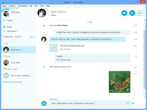 Skype For Windows 70 Sports Redesigned Touch Friendly Interface Betanews