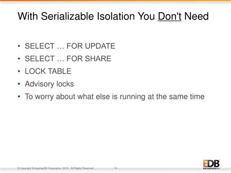 Ppt Achieving Serializable Isolation Levels In Postgresql Powerpoint Presentation Id9485206