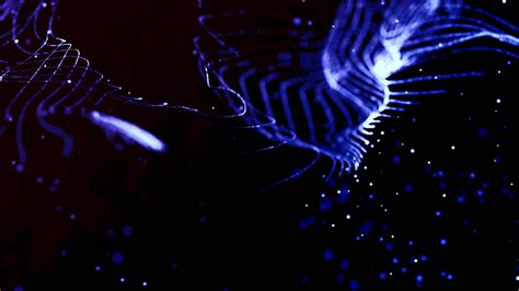 Animation With Particle Wave Object In Motion Stock Video At Vecteezy