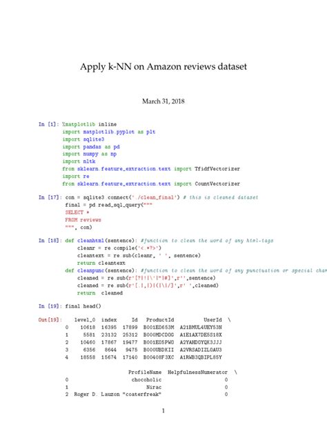 Applyk Nnonamazonreviewsdataset Pdf