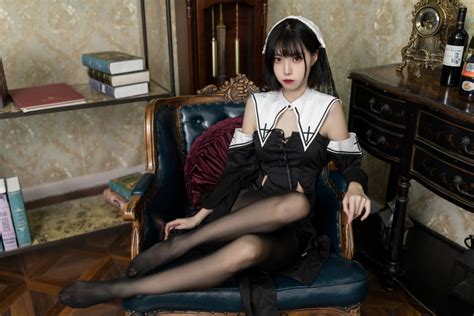 许岚LAN暗黑修女 67204480 美女图片 花猫壁纸