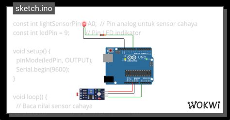 Sensor Cahaya Wokwi Esp32 Stm32 Arduino Simulator