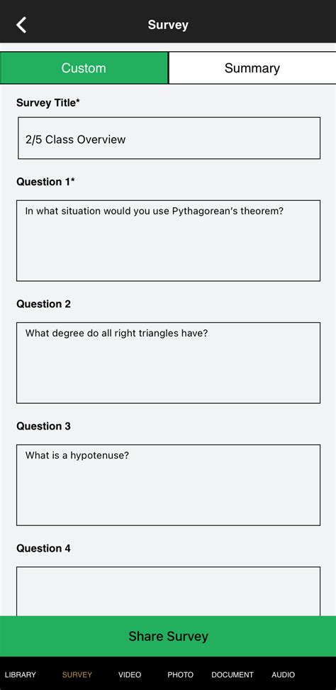 How To Create A Custom Survey