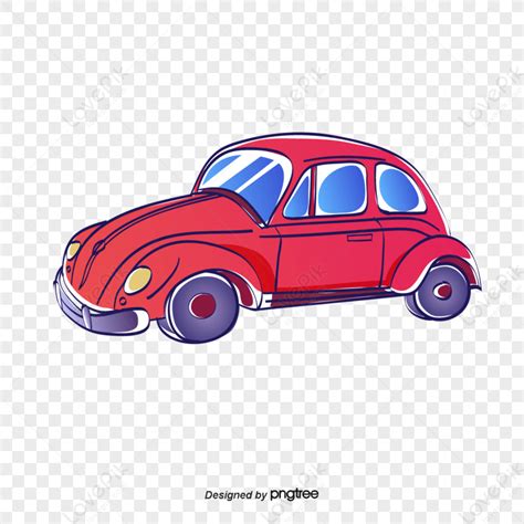 벡터 승용차자동빨간무개차 Png 일러스트 무료 다운로드 Lovepik