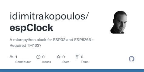 github idimitrakopoulos espclock a micropython clock for esp32 and