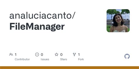GitHub Analuciacanto FileManager