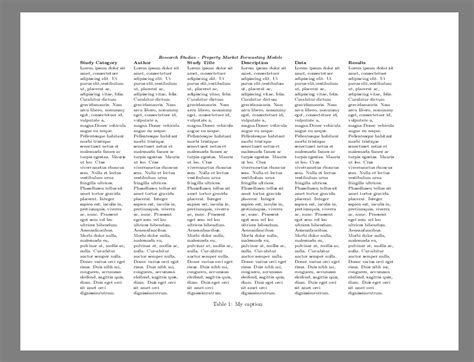 Creating A Large Horizontal Table TeX LaTeX Stack Exchange