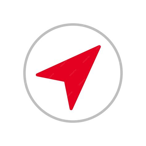 Premium Vector Compass Navigation Icon In Flat Style Vector Illustration