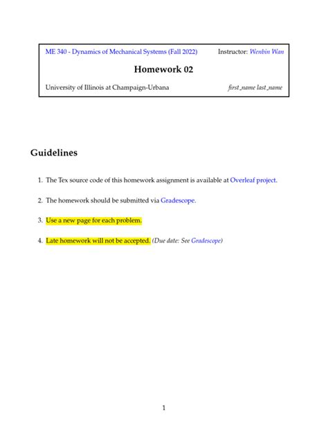 Homework 2 Solutions Pdf Ordinary Differential Equation Mass