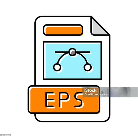Eps 파일 형식 문서 컬러 아이콘 벡터 일러스트 레이 션 Html에 대한 스톡 벡터 아트 및 기타 이미지 Html 0명 데이터 Istock