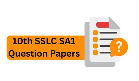 Karnataka Class 10th Sslc Sa1 Question Papers 2025 26