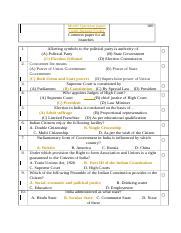 CPC Model Examination WITH ANS CODE Docx Model Question Paper With Answer Code Common