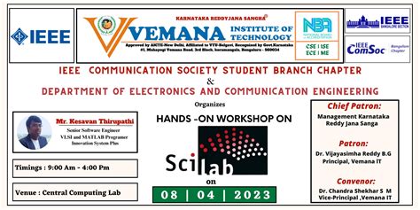 Hands On Workshop On Scilab Ieee Education Week