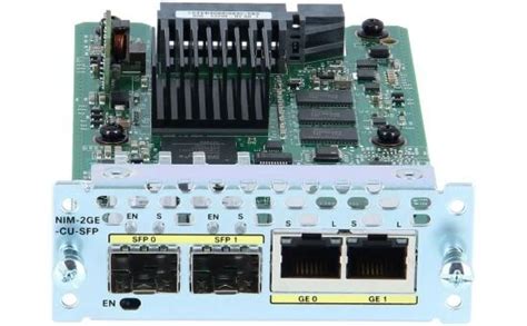 Cisco Nim 2ge Cu Sfp 2 Port Gigabit Ethernet Wan Network Interface Module Eur 889 29 Picclick Fr