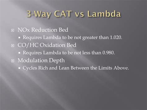 Ppt Lambda Calculation From Exhaust Gas Measurements Powerpoint