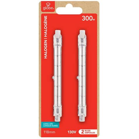 Globe Electric 300w T3 R S C Base Halogen Light Bulbs Home Hardware