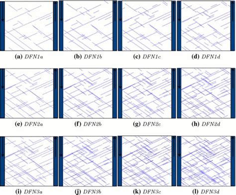 Fracture Networks Generated With The Fracture Network Parameters Download Scientific Diagram