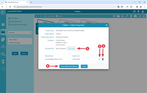 Viewing Folder Properties Postdicom Knowledge Base