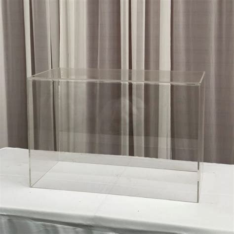 Clear Acrylic Boxes Weddings Of Distinction Wedding Hire