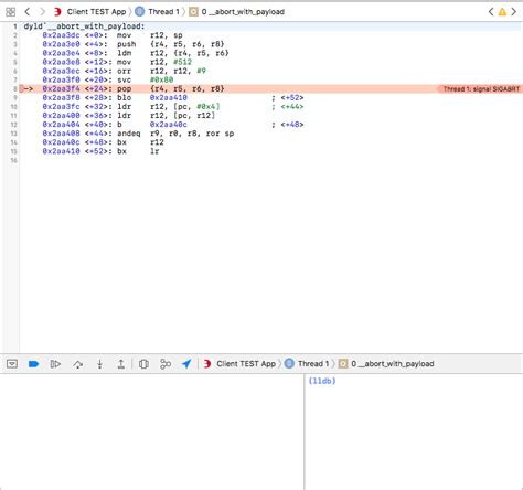 Iphone App Crash On Device But Works On Simulator Ios Stack Overflow