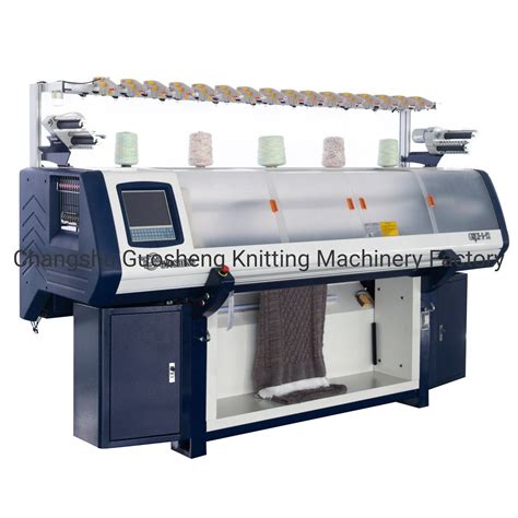 Computerized Double System Flat Bed Knitting Machine For Pullover