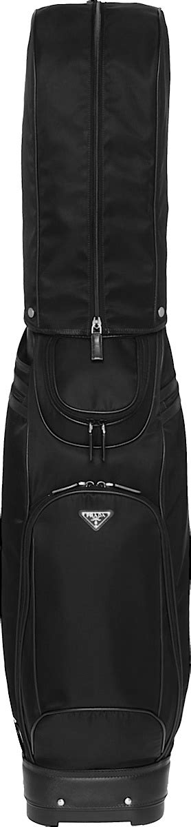 Prada Black Nylon Cart Golf Bag Inc Style