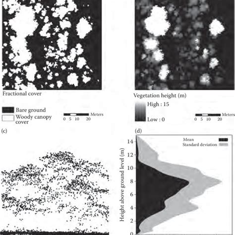 3 Small Footprint Airborne Lidar Provides A Means To Measure The 3 D Download Scientific