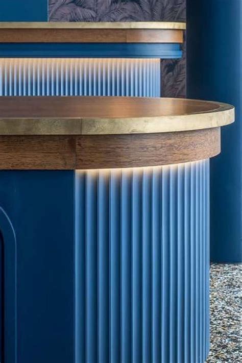 Дизайн кухни облицовка мебели 3d панелями с подсветкой Diseño De Interiores Del Restaurante