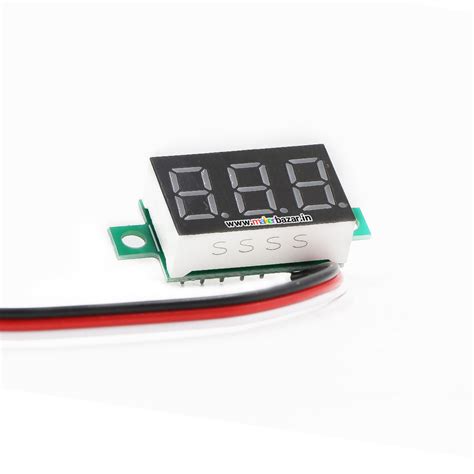 Buy 0 28in 0 100v Dc Voltmeter Module Three Wire