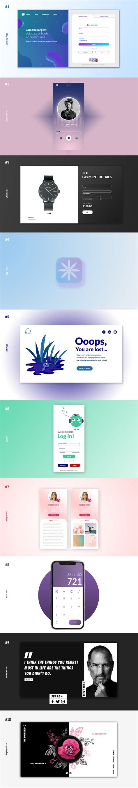 UI Daily Challenge On Behance