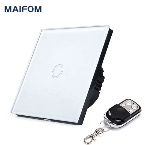 Smart Home Remote Control Touch Switch Capacitive Sensor Switch Crystal Glass Touch Panel