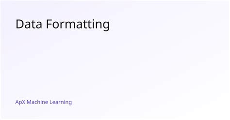 data formatting and standardization basics data cleaning