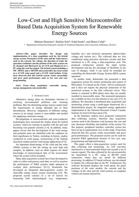 Pdf Low Cost And High Sensitive Microcontroller Based Data