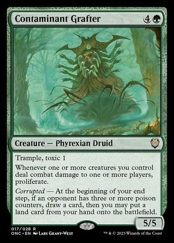 1 X Contaminant Grafter Commander Phyrexia All Will Be One Nm