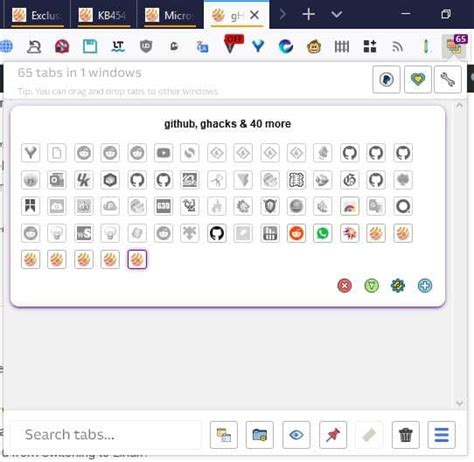 View All Your Tabs In One Place Search Move Them Between Windows With Tab Manager Plus For