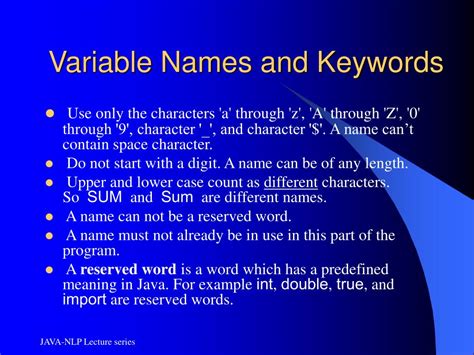 ppt variables expressions and arithmetic operators in java powerpoint presentation id 517389