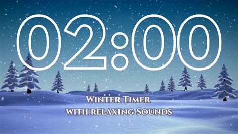 2 Minute Winter Wonderland Countdown Timer ️ Relaxing Winter Sounds