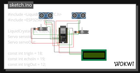 Parking Iot Wokwi Esp32 Stm32 Arduino Simulator