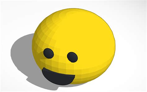 3d Design Smiley Face Tinkercad