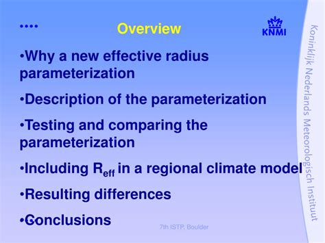 Ppt Testing A New Ice Cloud Effective Radius Parameterization In A