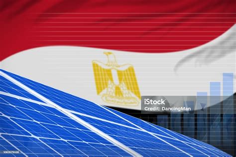 이집트 태양 에너지 전력 디지털 그래프 개념현대 자연 에너지 산업 그림 3 차원 일러스트 레이 션 0명에 대한 스톡 사진 및 기타 이미지 Istock