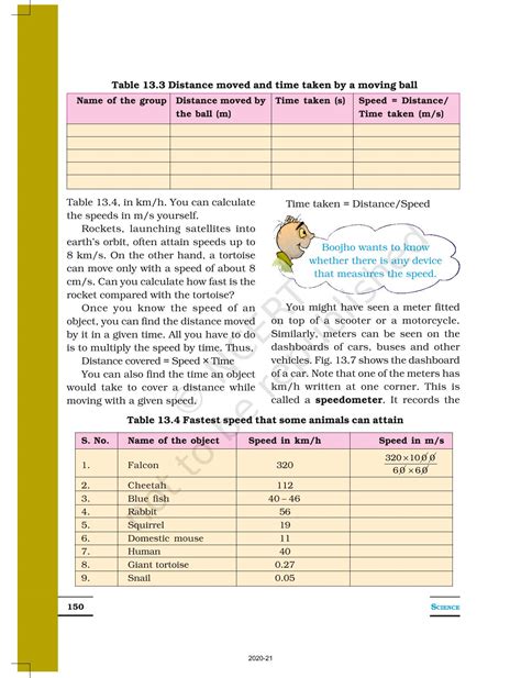 Motion And Time NCERT Book Of Class 7 Science
