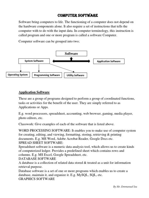 computer software pdf operating system software